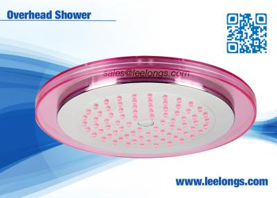 Cina Giro a 8 pollici sopraelevato della testa di doccia dell'ABS di piovosità rosa del soffitto per l'hotel in vendita