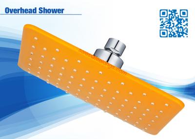 Cina ABS cromato sopraelevato quadrato variopinto della testa di doccia con ottone, palla di plastica in vendita