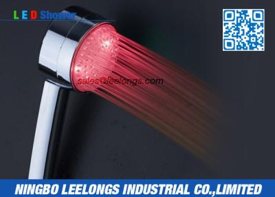 Cina Tubo flessibile di plastica della testa di doccia di piovosità di alta efficienza LED del bagno, guida rettilinea, insieme della doccia, supporto in vendita
