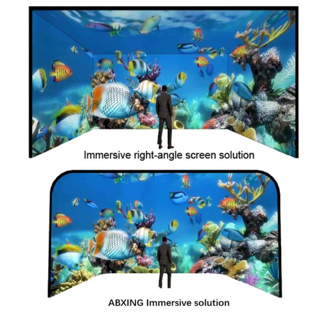 High definition LED display showing vivid colors and smooth motion