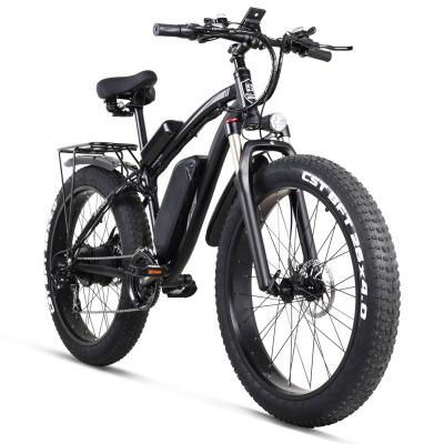 중국 48V 1000W 모터 지방 타이어 전기 자전거 48V 17Ah 배터리와 블루 스크린 디스플레이 판매용