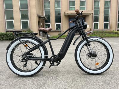 중국 통합 배터리 해변 크루저 전기 자전거 26 인치 48V 750W 성인용 MTB 에바이크 판매용