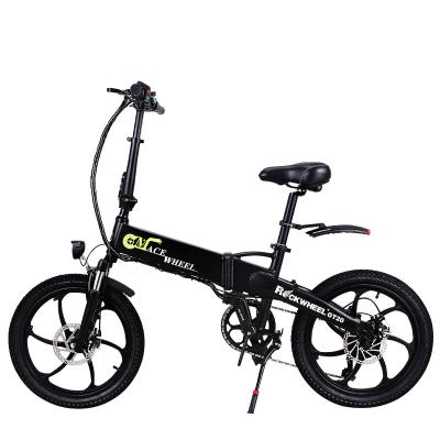 Chine 20 pouces 48V 10AH 350W vélo pliant électrique avec moteur sans pinceau cadre en alliage d'aluminium à vendre