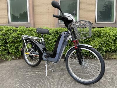 중국 최대 속도 30 - 50Km / H 전기 자전거 24 인치 48V 350W 도시 E 자전거 판매용