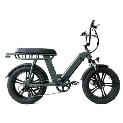 중국 2 휠 전기 지방 타이어 자전거 48V 500W 알루미늄 합금 20 인치 지방 타이어 전기 자전거 판매용