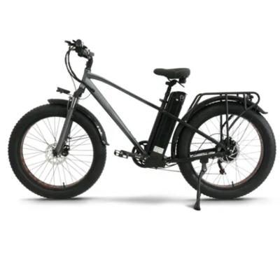 중국 48V 17Ah 7 스피드 전기 지방 타이어 자전거 750W 26 인치 전기 산악 자전거 성인용 판매용