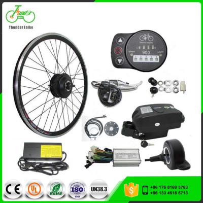 중국 알루미늄 합금 프레임 전기 자전거 변환 키트 250W 350W 500W 모터 선택 판매용