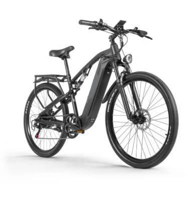 중국 500W 27.5 인치 전기 산악 자전거 알루미늄 합금 프레임 풀 서스펜션 에바이크 판매용
