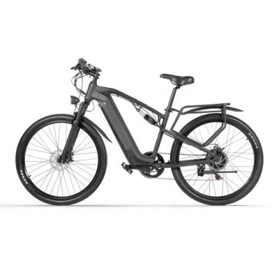 중국 500W 27.5 인치 전기 산악 자전거 알루미늄 합금 프레임 풀 서스펜션 에바이크 판매용