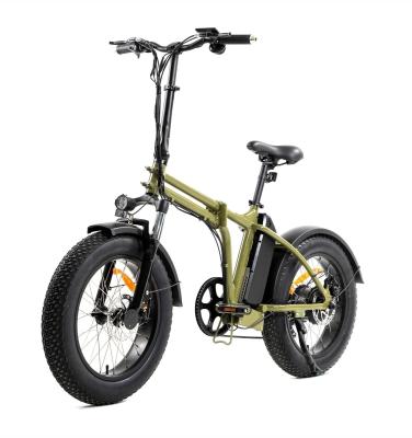 Chine 20 Inch Fat Tire Electric City Bike 48V 13Ah Lithium Battery 7 Speed Foldable Ebike 48V 500W à vendre