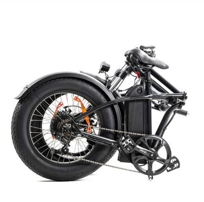Chine 20 Inch Fat Tire Electric City Bike 48V 13Ah Lithium Battery 7 Speed Foldable Ebike 48V 500W à vendre
