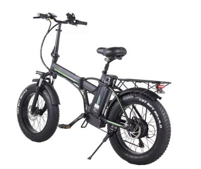 중국 20 Inch Fat Tire Electric Folding Bike Long Range 500W Motor Ebike 15Ah Ebike Electric City Bike For Adult Electric Bicycle 판매용