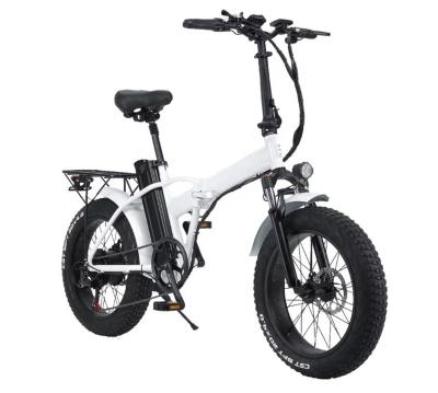 중국 20 Inch Fat Tire Electric Folding Bike Long Range 500W Motor Ebike 15Ah Ebike Electric City Bike For Adult Electric Bicycle 판매용