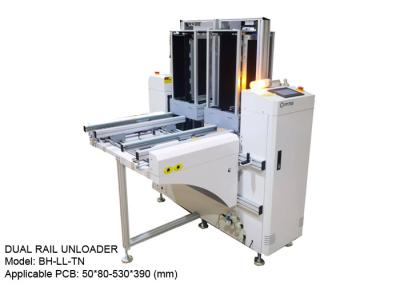 China 900mm Height Board Handling Equipment 530*390mm , SMT Dual Rail Unloader for sale