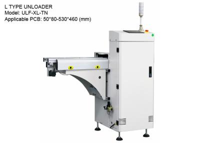 China 40mm Pitch PCB Magazine Unloader PLC Control For XL Size PCB for sale