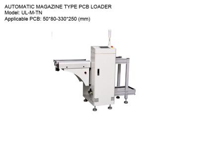 China AC 220V PCB Magazine Unloader 330*250mm PCB With Adjustable Rail for sale