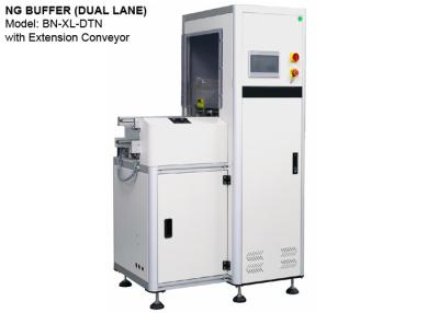 China XL PCB Buffer Conveyor PLC Control , Dual Lane NG Buffer With Extension Conveyor for sale