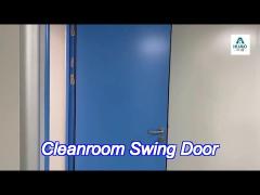 50 mm d'épaisseur Automatique salle blanche porte pivotante en acier inoxydable portes intérieures de l'hôpital