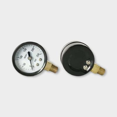 Cina manometro d'acciaio pratico di Hydronic di caso di Antivari del manometro di 40mm 250 in vendita