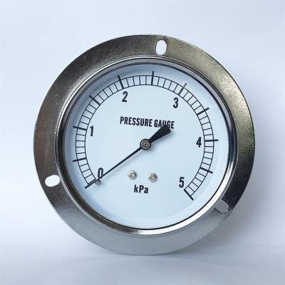 Cina 75mm 5 collegamento d'ottone del manometro di acciaio inossidabile del manometro della flangia di KPa 304 in vendita