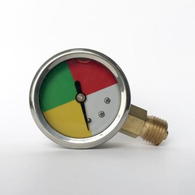 Китай Тип манометр шкалы нержавеющей стали манометра 40mm радиального соединения латунный продается