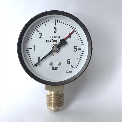 Cina 6 manometro bagnato d'ottone pratico dello spruzzatore del raccolto del manometro di Antivari 80mm in vendita