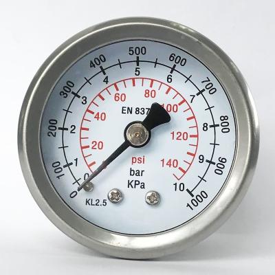 Chine Barre 10 tout le système de chauffage arrière de manomètre de bâti d'en 837-1 d'indicateur de pression d'acier inoxydable à vendre