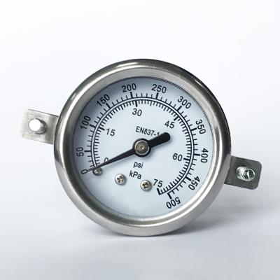 Cina Il manometro riempito liquido di KPa della glicerina 500 75 PSI si raddoppia manometro della scala gli ss 316 in vendita