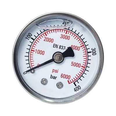 Cina Calibro assiale di pressione del carburante SS316 per industria 1/4 NPT 6000 PSI in vendita