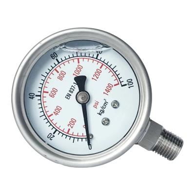 Cina 63mm tutto l'anello materiale più basso della baionetta del supporto SS316 del manometro di acciaio inossidabile in vendita