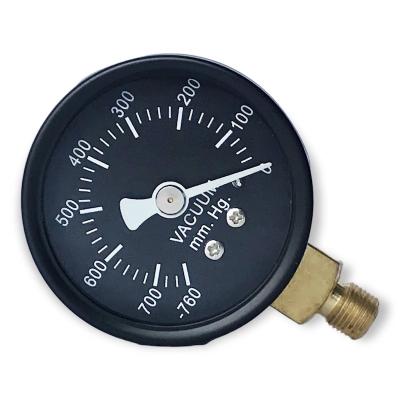 Cina il manometro del pulsometro di 50mm ha dipinto la metropolitana d'ottone di caso d'acciaio in vendita