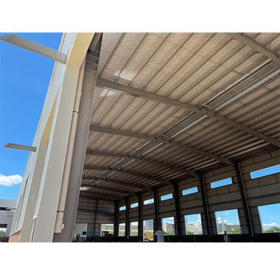 Welded H-shaped Steel Frame Structural Metal Garage Farm House Storage Building