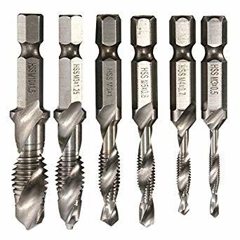 中国 6pcs HSS ヘクサックブームドリルビットセット M3-M10 金属ドリリング 販売のため
