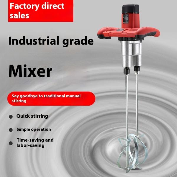 Quality Double-Pole Mixer Putty Powder Mixer Mixed Ash Paint Cement Food High-Power for sale