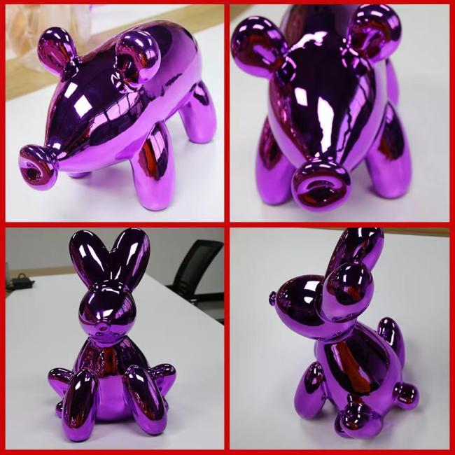 PVD Vacuum Coating Machine for ceramic ornaments - front view