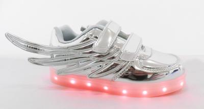 China Kundengebundene Kinder führten Schuhe mit einziger Größe 25-37 Lichter PU-Oberleder-/TPR zu verkaufen