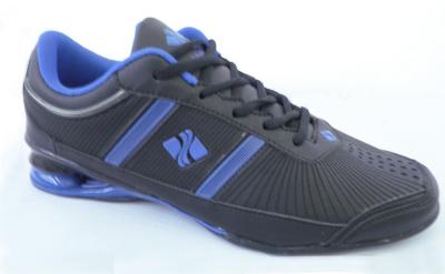 Cina PU personalizzato + pelle scamosciata in pelle grigio / nero leggero a piedi scarpe Casual intelligente per gli uomini in vendita