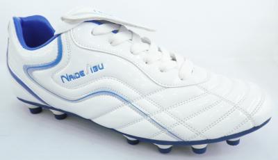 China De aangepaste Maker van Embleem Professionele Voetbalschoenen met de Zool van Pu Upper/TPU Geschikt voor Binnen Openluchtgras Speelgrond Te koop