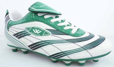 China De populaire Stijl paste het Etiket Binnen Openluchtvoetbalschoenen aan van de Embleemkoper Te koop