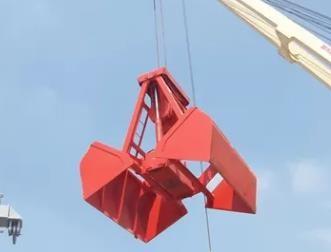 Cina Secchio meccanico di controllo della gru a benna di 2 bucce per lo scarico materiale in vendita