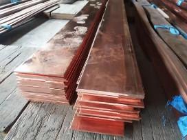 Cina Cu piano d'ottone di rame Min99.97 di riga della barra del metallo puro del T2 8mm 10mm 20mm in vendita