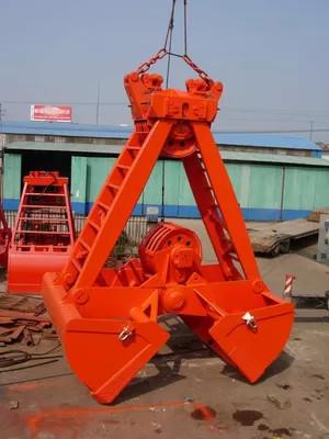 Cina telecomando di maneggio del materiale di 0.5m3 0.6m3 Crane Grab Bucket For Scraps in vendita