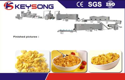 Cina Macchinario di trasformazione dei prodotti alimentari dei fiocchi di mais con l'estrusore a vite gemellato in vendita