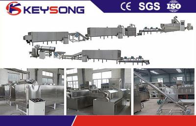 Cina linea di trasformazione dei fiocchi di mais di 380V SS304 con il doppio estrusore a vite in vendita