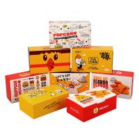 Cina Carta biodegradabile Hamburger Box Cartone Contenitori per alimenti in vendita