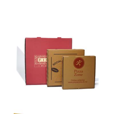중국 바이오분해성 corrugated 고리 패스트 푸드 피자 박스 사용자 지정 크기 및 로고 판매용
