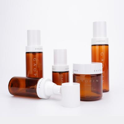 Cina bottiglie di plastica cosmetiche della pompa della lozione del barattolo della crema di 30ml 100ml 50ml 80ml 100ml 120ml in vendita