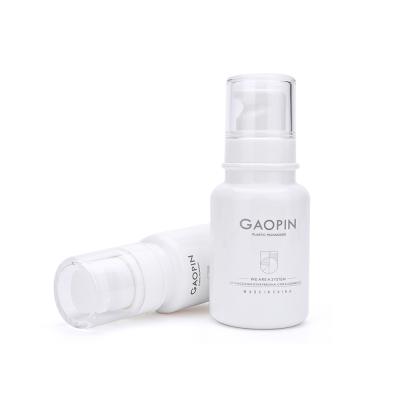 Cina Bottiglia di plastica cosmetica della lozione delle bottiglie 15ML 40ML 60ML 100ML dell'essenza bianca di PETG in vendita