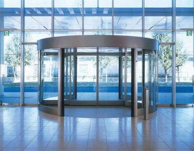 Китай 220V/50Hz Power Supply Aluminum Automatic Revolving Door with Power Driven Open Style продается