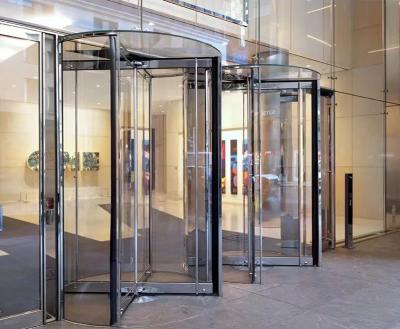 Cina Convenient and Secure Automatic Revolving Door for Commercial Buildings in vendita